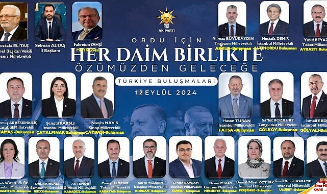 AK Parti Türkiye Buluşmaları Ordu'da Gerçekleşecek - SİYASET - Ordu Gazete AK Parti Türkiye Buluşmaları Ordu'da Gerçekleşecek - SİYASET - Ordu Gazete